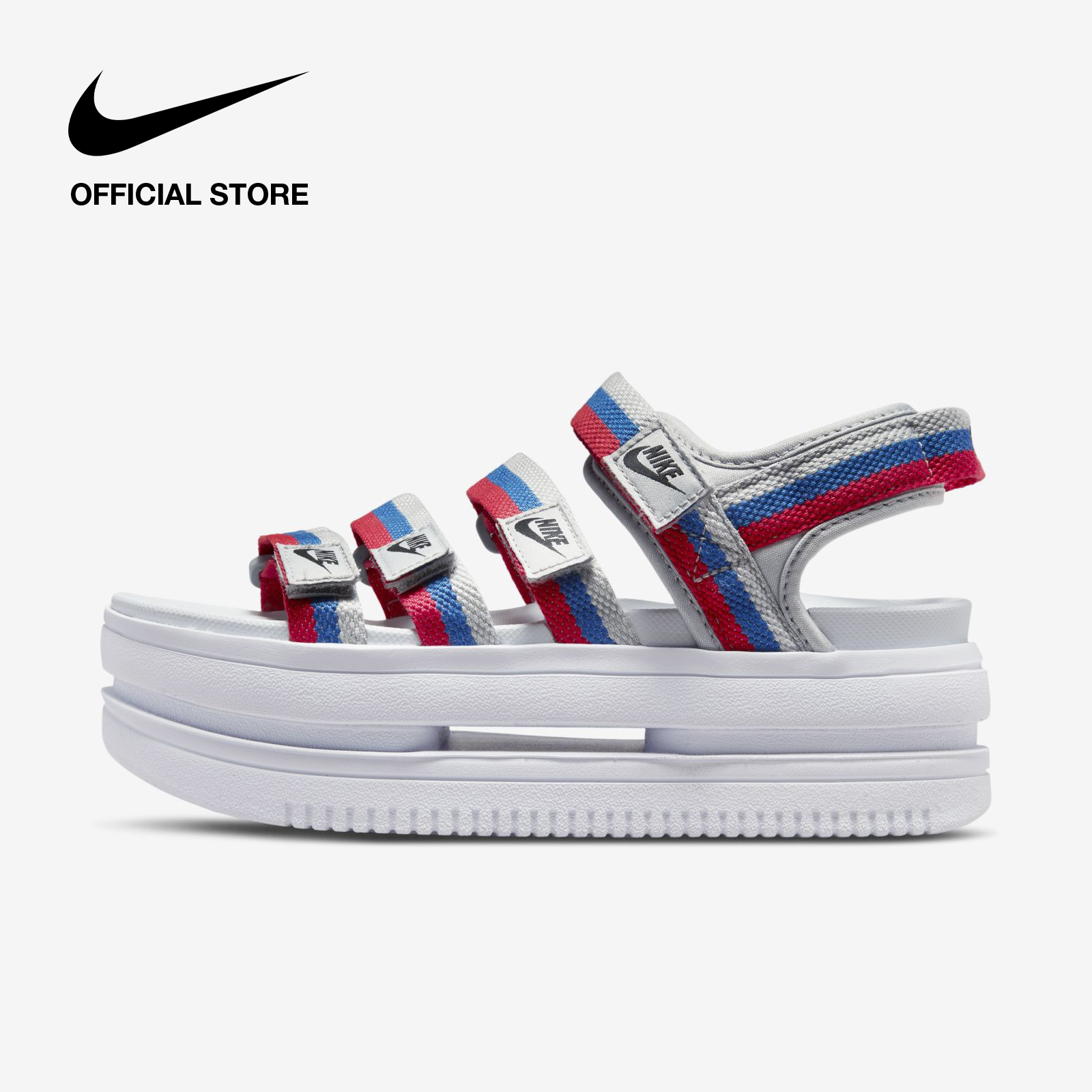 Nike Womens Icon Classic Sport Sandals - Metallic Silver - Nike - ThaiPick