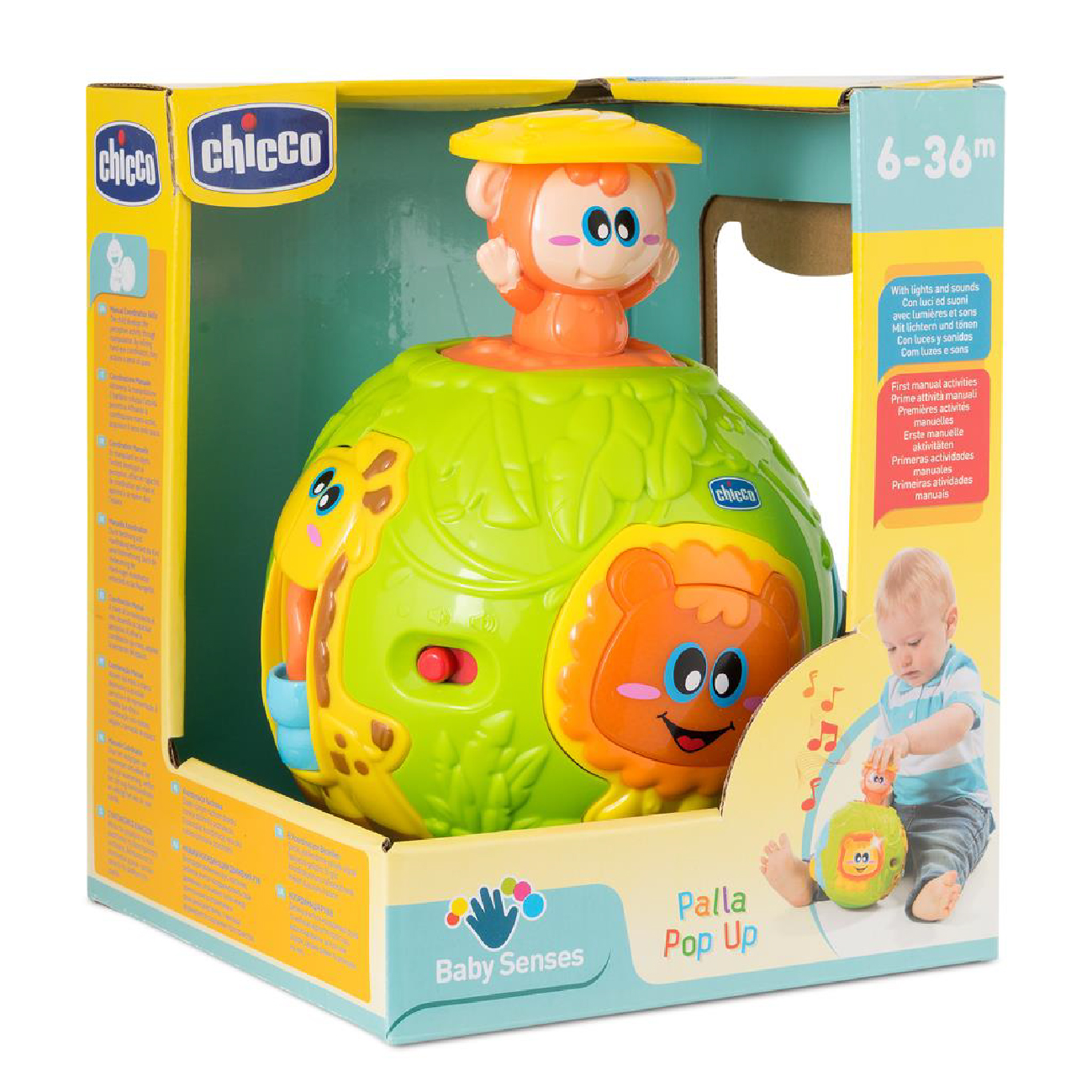 [คูปองลดเพิ่ม] Chicco Toy Pop Up Ball ลูกบอลอิเล็กทรอนิกส์ สีสันสดใส ...