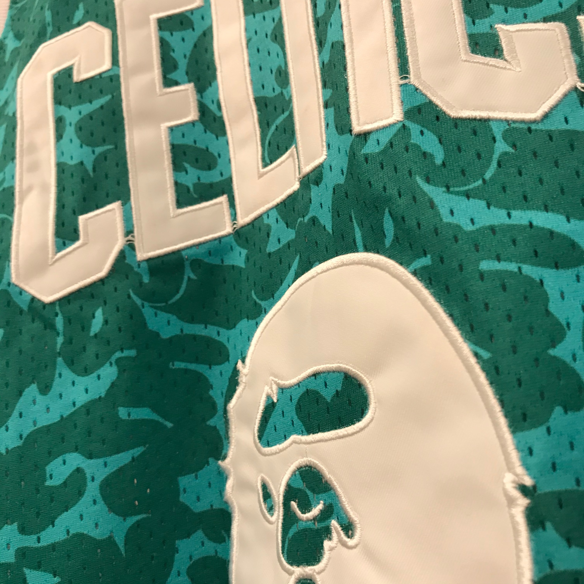 เสื้อบาสเกตบอล basketball jerseys(พร้อมจัดส่ง)#Bape X Celtics.93 ...