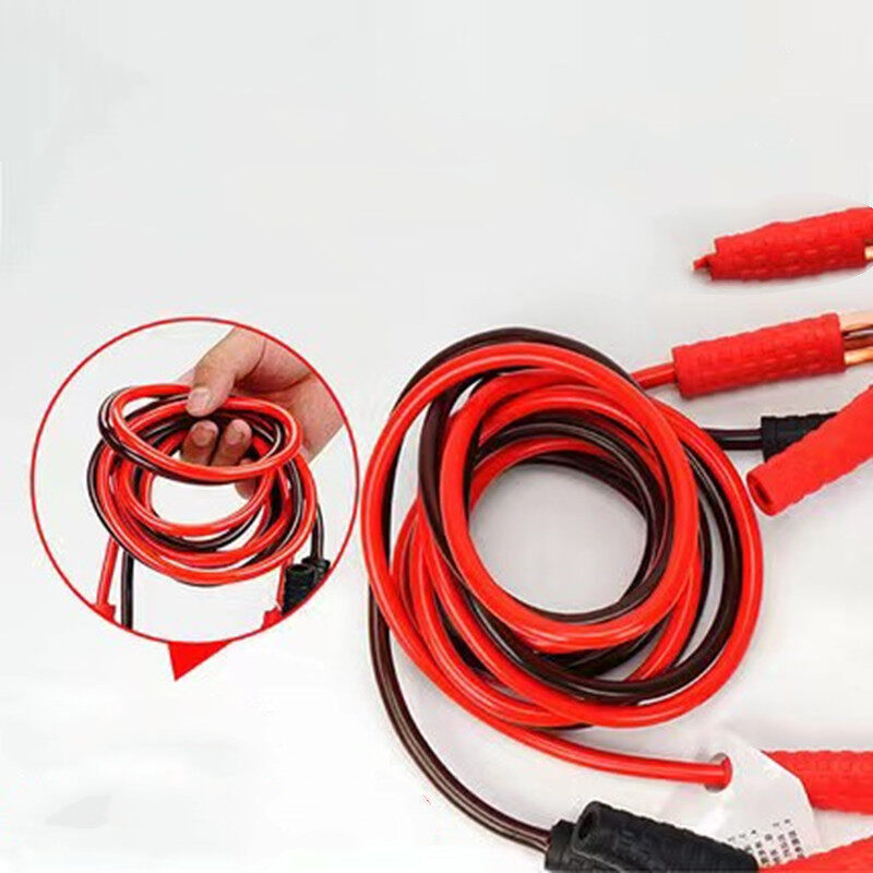 สายจั๊มแบตเตอรี่ สายพ่วงแบต ชาร์ตแบตรถยนต์ สายใหญ่ 2000a มาตรฐาน ยาว4M 2000A สายทองแดง! - YOUKU ...