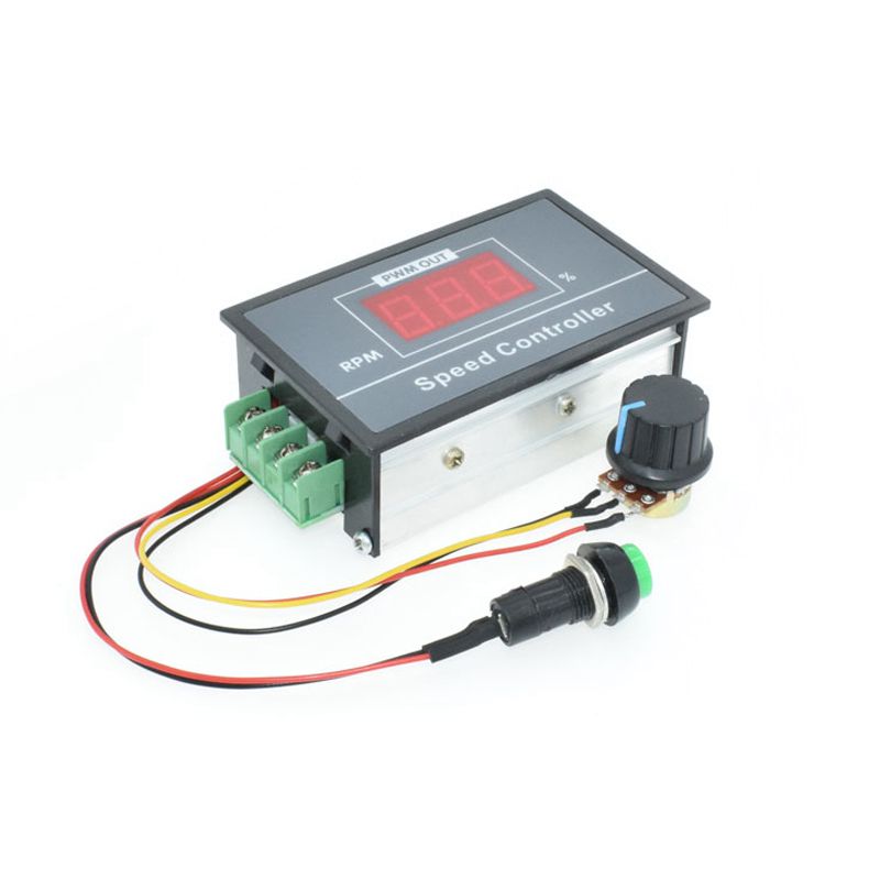 AC 220V 50Hz 15-400W Motor Speed Controller Digital Adjustable Stepless ...