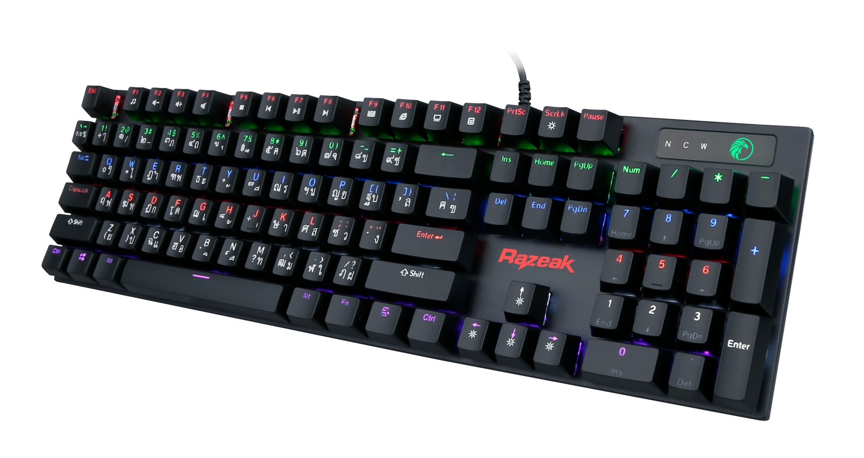 คีบอร์ดเกมมิ่ง Razeak RK-X61 & RK-X62 TKL Mechanical Keyboard คีย์บอร์ด ...