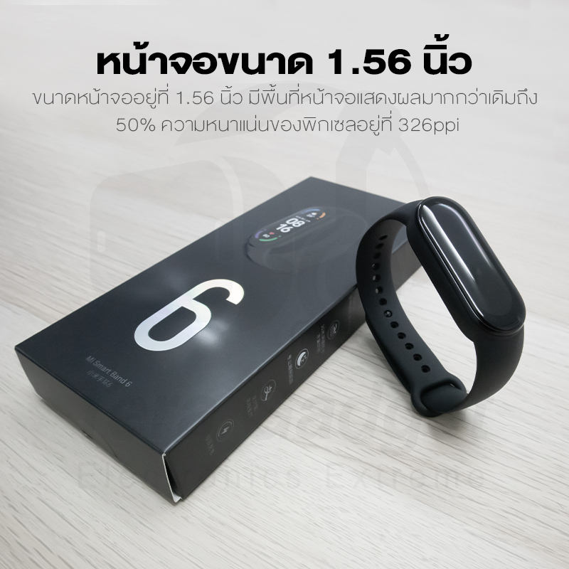 พร้อมส่ง! Xiaomi Mi Band 6 สายรัดข้อมืออัจฉริยะ smart watch สมาร์ทวอทช์ ...