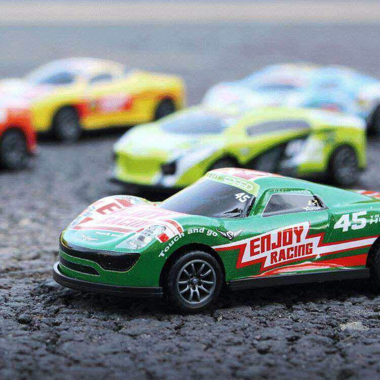 Pull Back Racing Cars Mini Friction Powered Car Toys Mini Metal ...