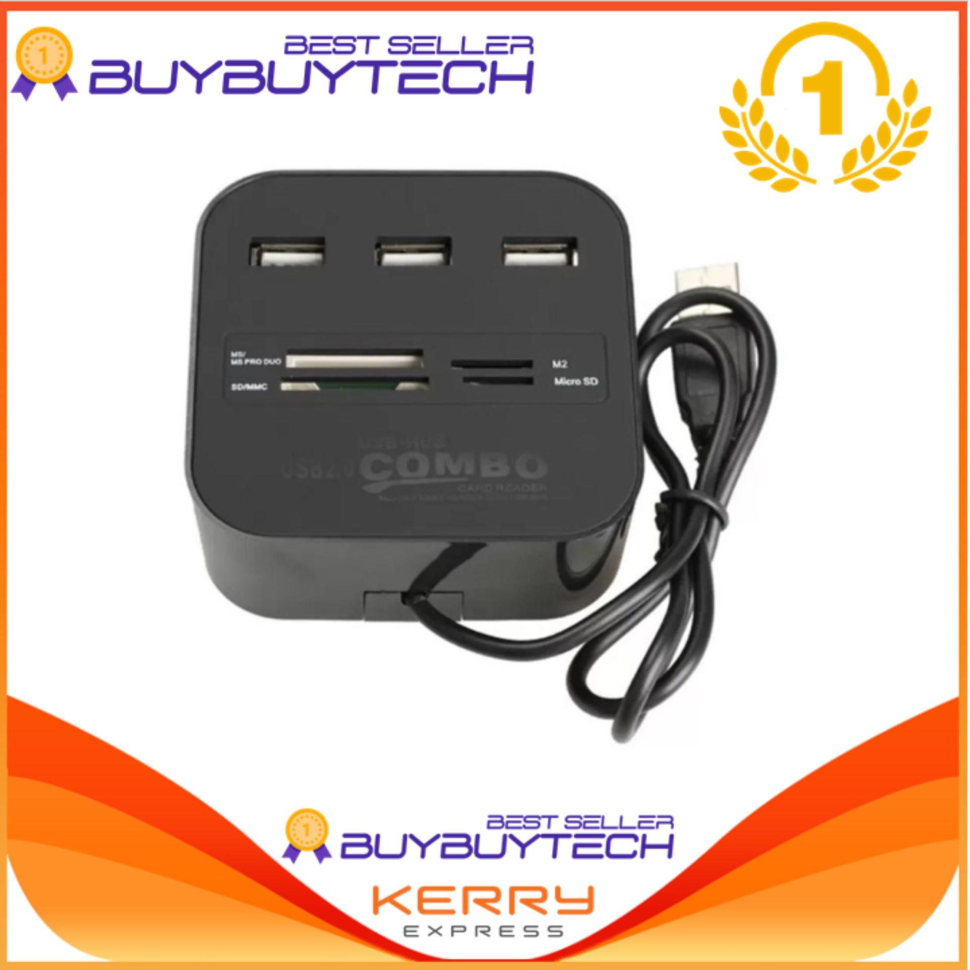 3 Ports USB 2.0 HUB All In One Multi-card Reader Card Writer Reader ...