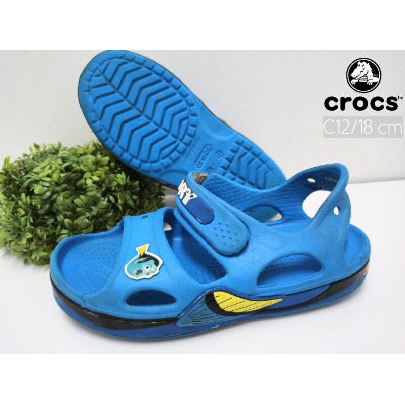 รองเท้าเด็ก ร้องเท้าแตะ Crocs (มือสอง) set 2 Size 17 - 22 cm ...