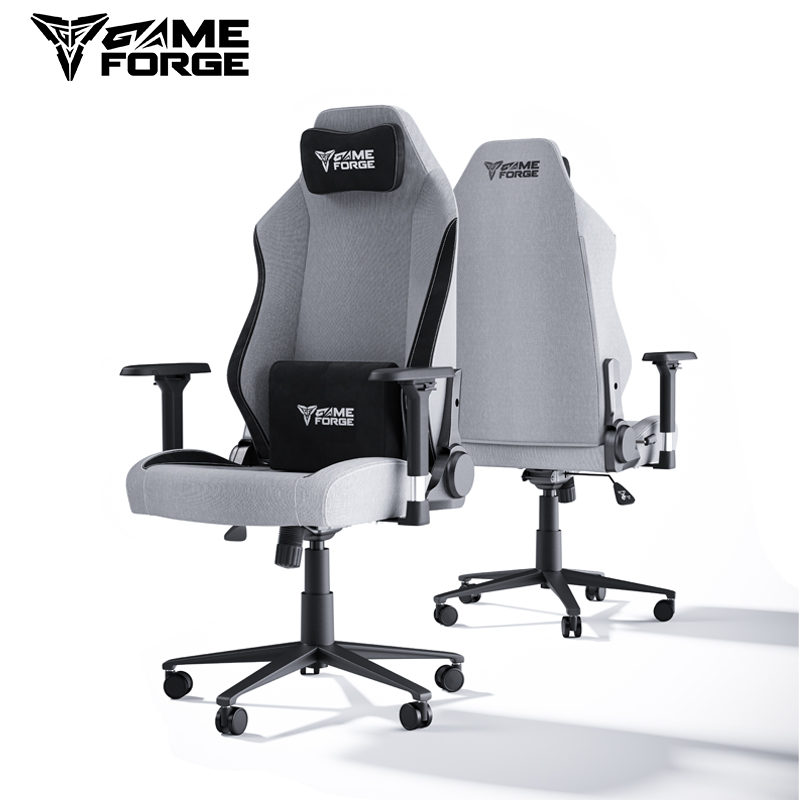 GAMEFORGEเก้าอี้เล่นเกม Gaming Chair classic พนักพิงศีรษะแม่เหล็ก สวยงามและสะดวกสบาย รับประกัน5 ...