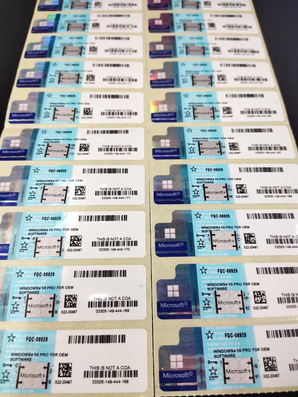 Windows 10Pro,11Pro-OEM Key พร้อม Sticker - VIP-InMar - ThaiPick