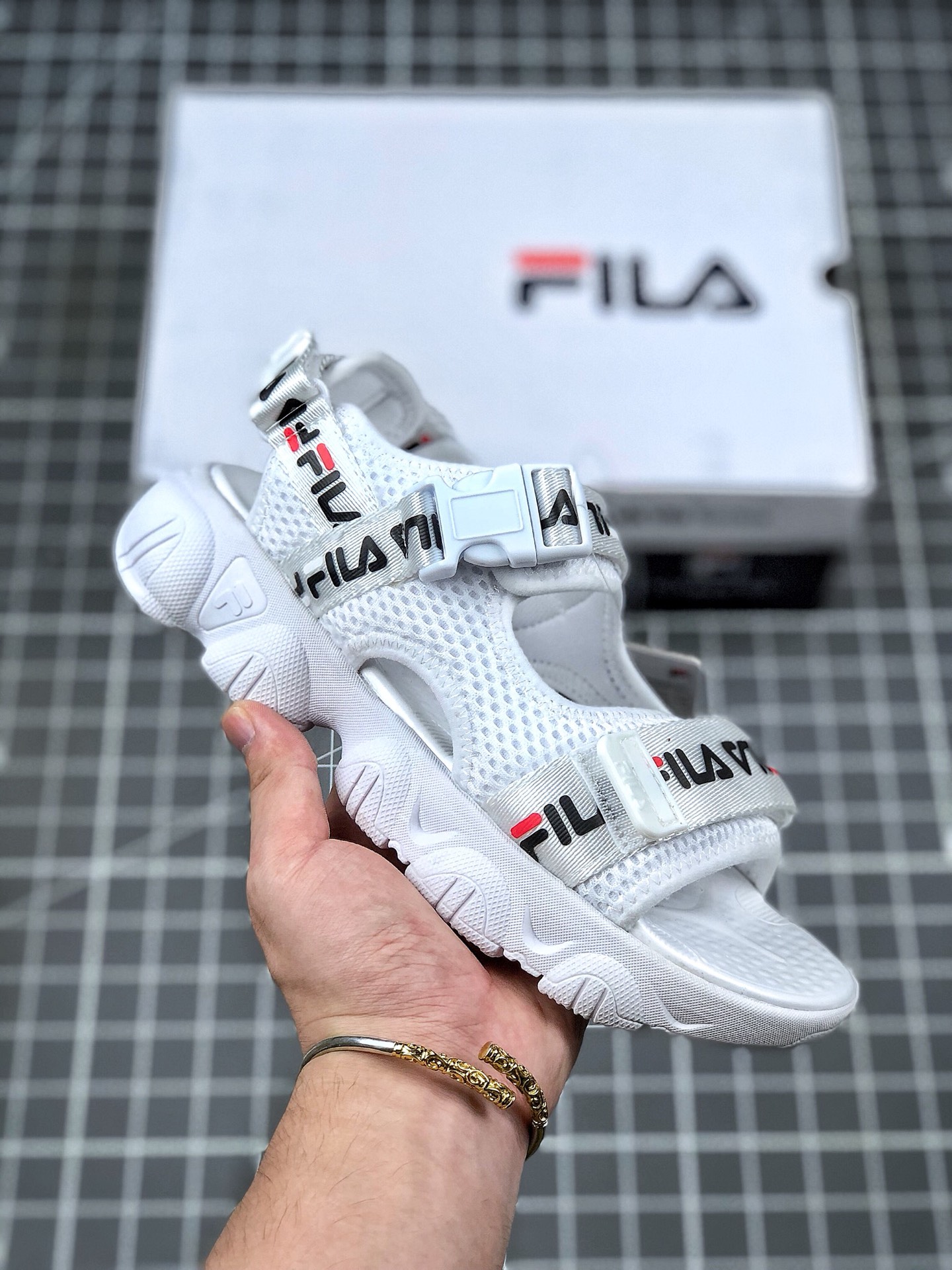 FILA Platform Sandals Genuine รองเท้าแตะรัดส้น SANDAL - z007 - ThaiPick