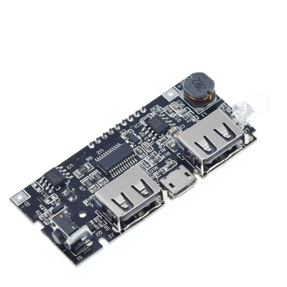Dual USB 5V 1A 2.1A mobile power 18650 charger PCB power module for ...
