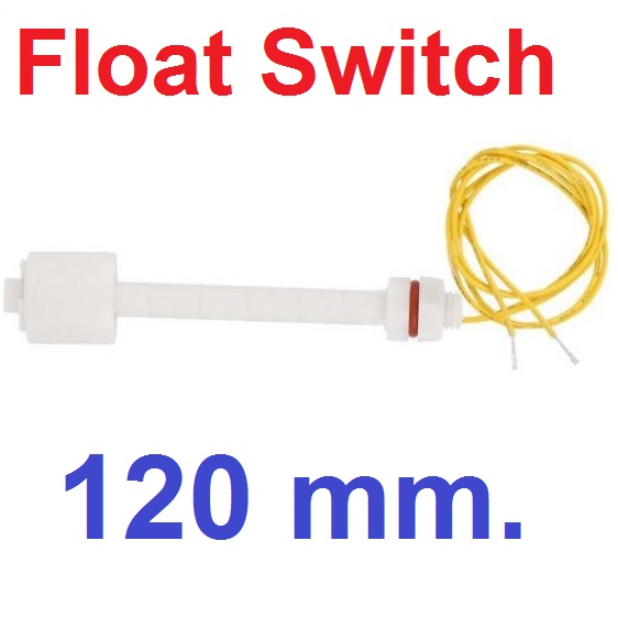 ลูกลอยไฟฟ้า ยาว 12CM (120mm) Float Switch Water Level Sensor Vertical ...