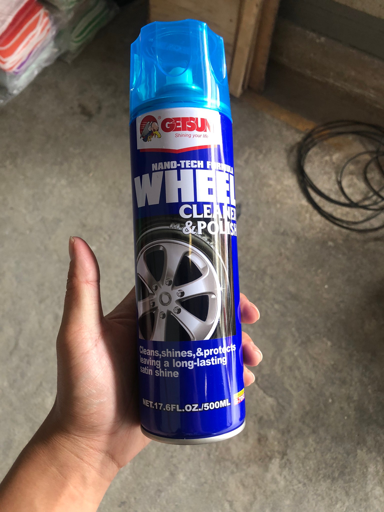 GETSUN 4X WHEEL CLEANER POLISH สเปรย์ทำความสะอาดล้อแม็กซ์ และพื้นผิว ...