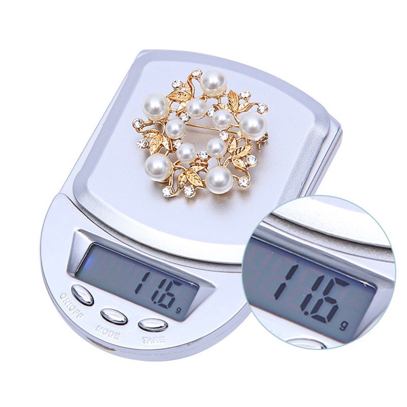 Useful Accurate Home Kitchen Digital Scale Mini Jewelry Scales 500g/0.1G 100G/0.01G 200G/0.01G ...
