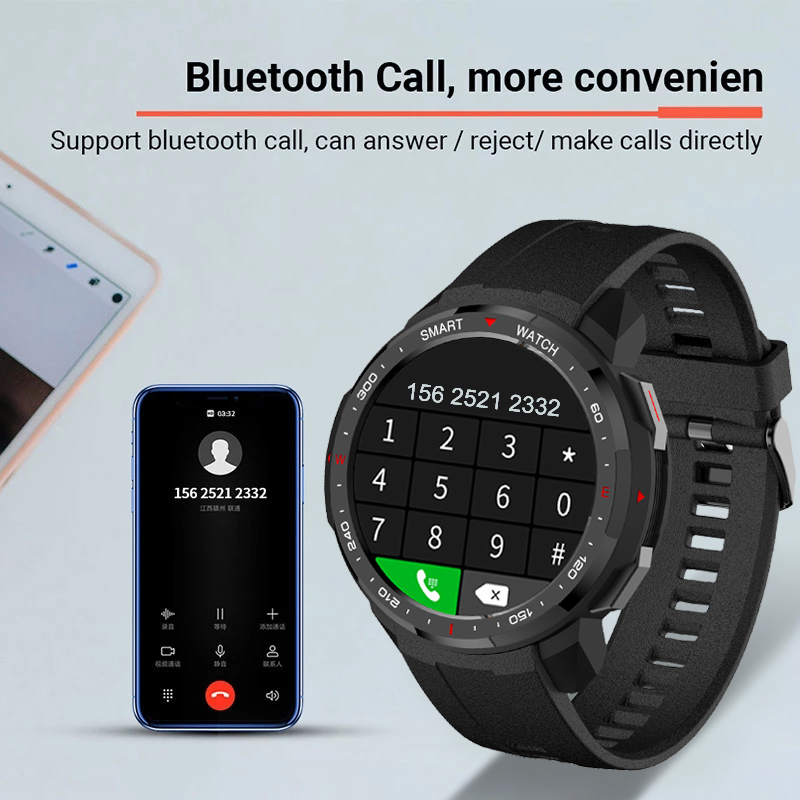 2022 New Bluetooth Call Smart Watch 8G ROM Men Recording Local Music ...
