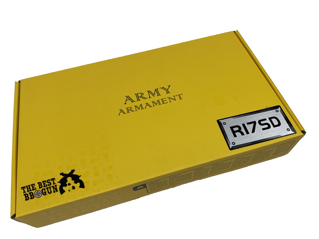 ปืนบีบีกันอัดแกส ARMY R17 GEN3 สีดำ ฟรี!!!! ของแถมพร้อมเล่นครบชุด พร้อม ...