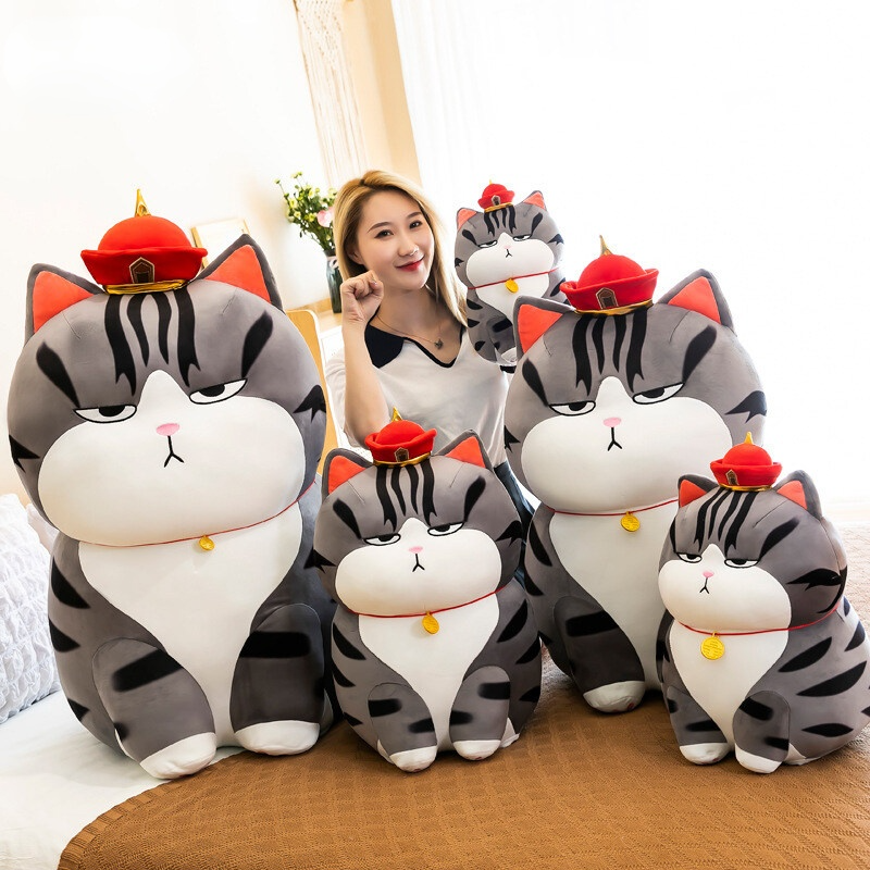 น่ารัก Emperor Cat ตุ๊กตาหนานุ่ม,จักรพรรดิตุ๊กตาแมวหมอน,ตุ๊กตาของขวัญ ...