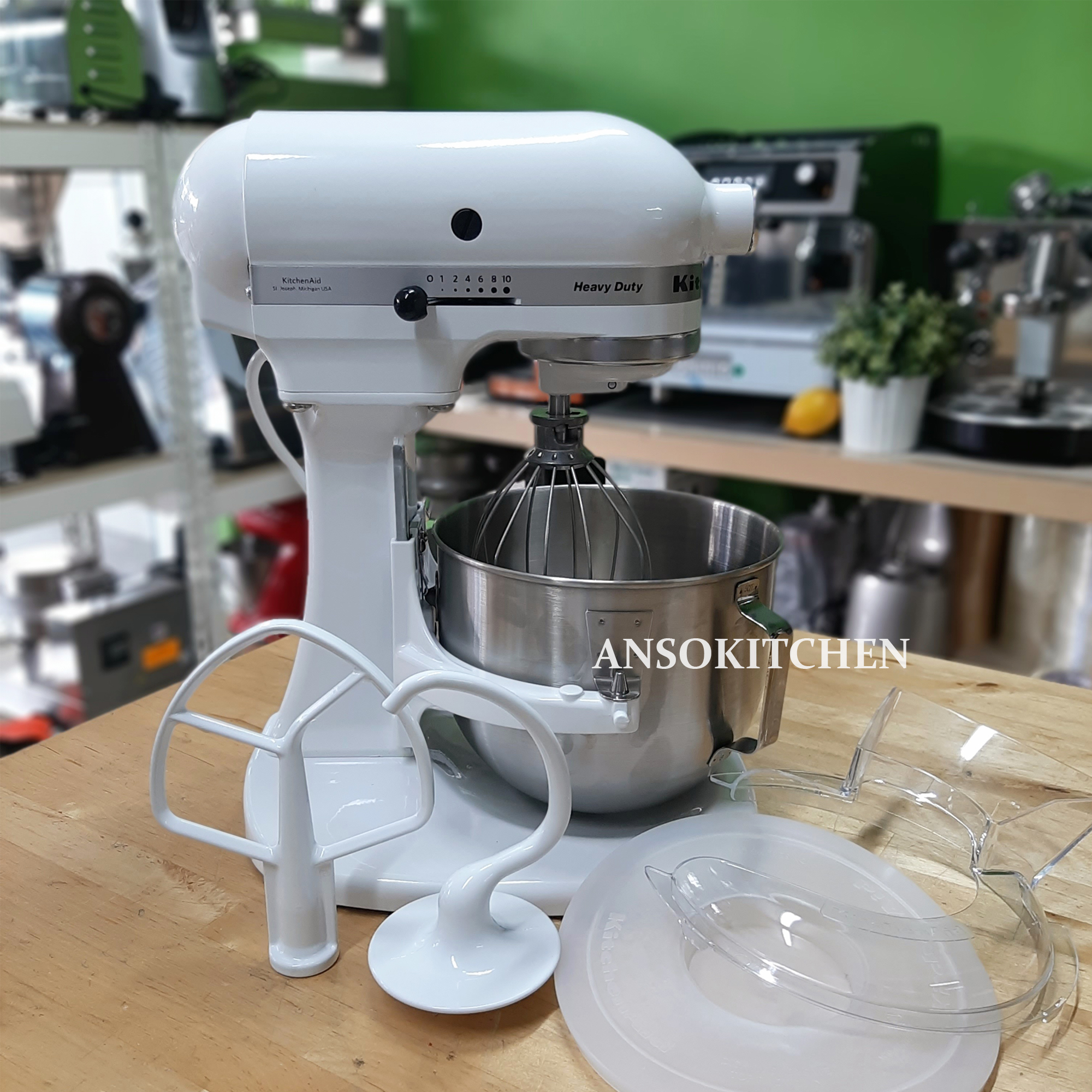 KitchenAid เครื่องผสมอาหารแบบยกโถ รุ่น Heavy Duty (5KPM5EWH) โถ 5 ...