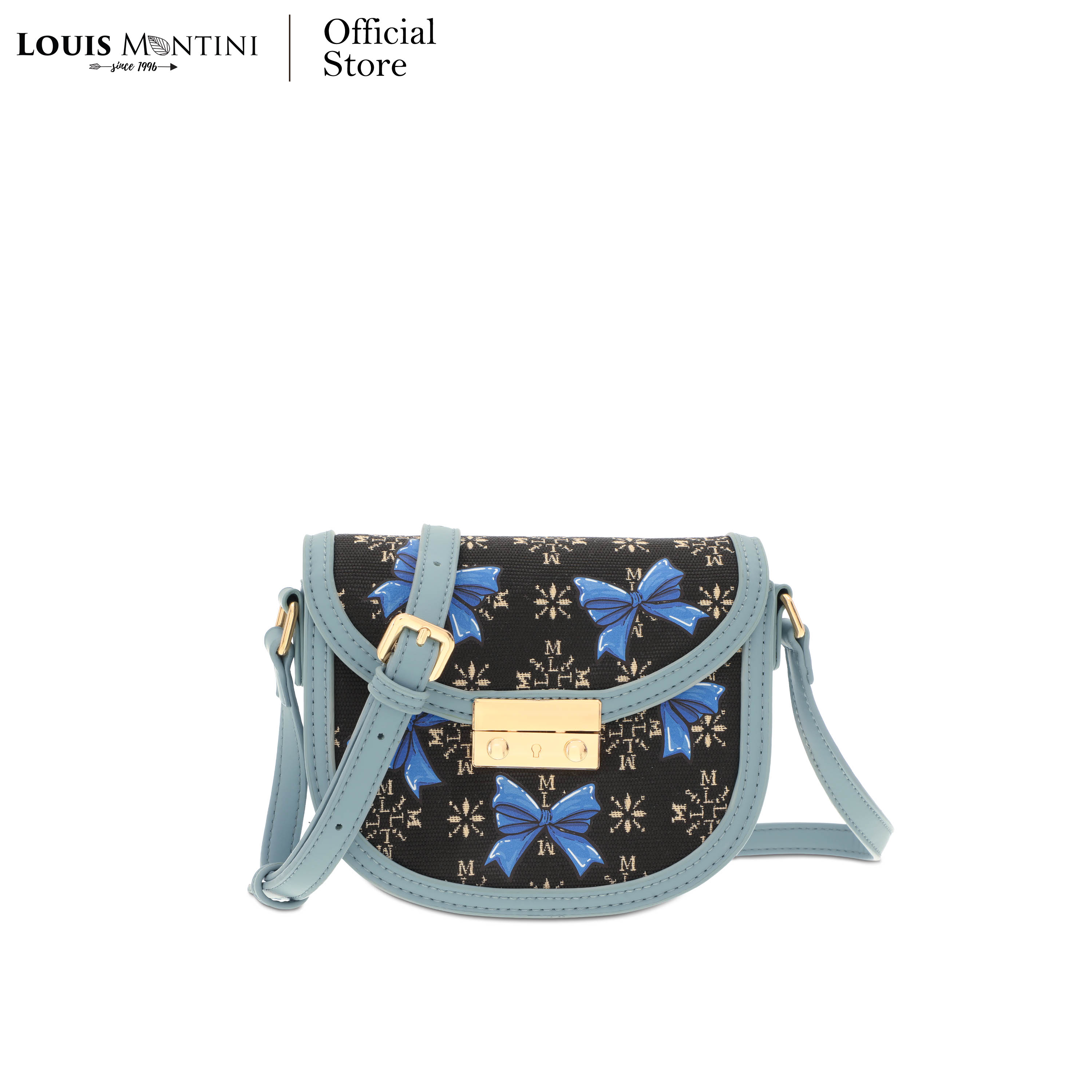Clearance sale Louis Montini (Giaguaro) กระเป๋าผู้หญิงสะพายข้าง Womens ...