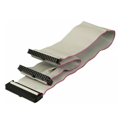 สายแพ ฟลอปปีดิสก์ไดรฟ์ Floppy Disk Drive Ribbon Cable 45cm Single ...