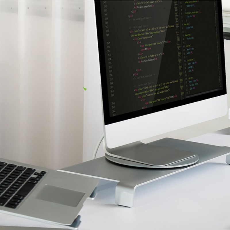 H7JA 360 Rotation Non-slip Stand Rolling Tray for Monitor Laptop iMac ...