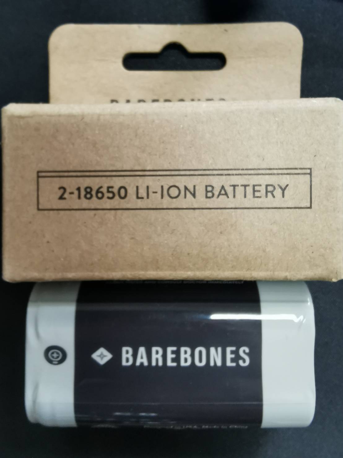 Black color Barebones Living Replacement Battery 2-18650 แบตเเสริม แบร์โบน ใช้กับ for Forest Tan ...