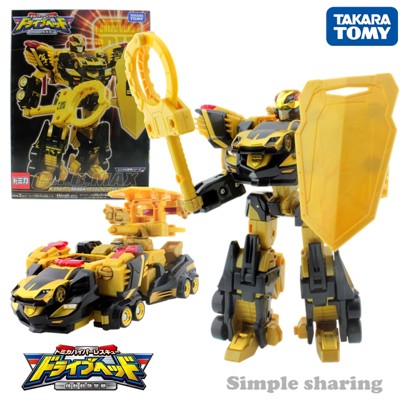 Takara Tomy Tomica Hyper Rescue Drive Head Cyclone Interceptor Black ...