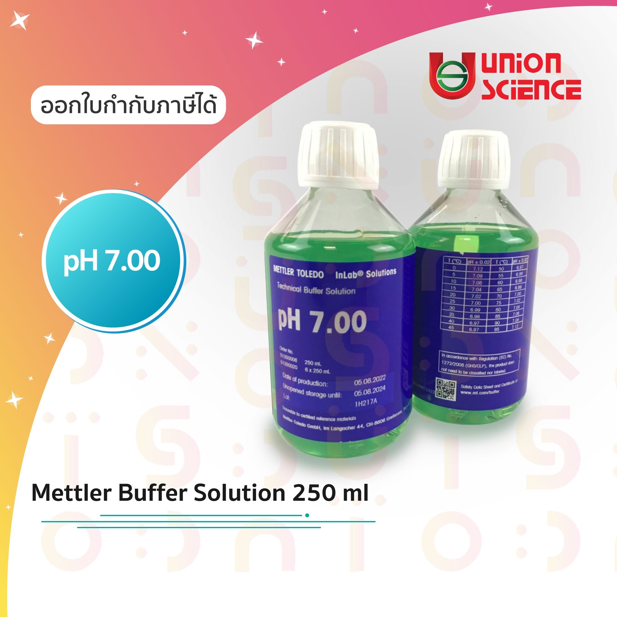 METTLER TOLEDO Buffer, 250ML Bottle, PH Meter Calibration , 47% OFF