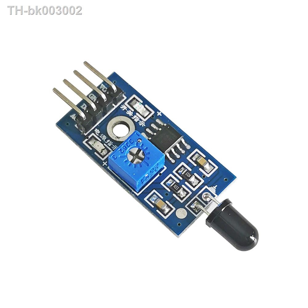 ☄ Lm393 4 Pin Ir Flame Detection Sensor Module Fire Detector Infrared