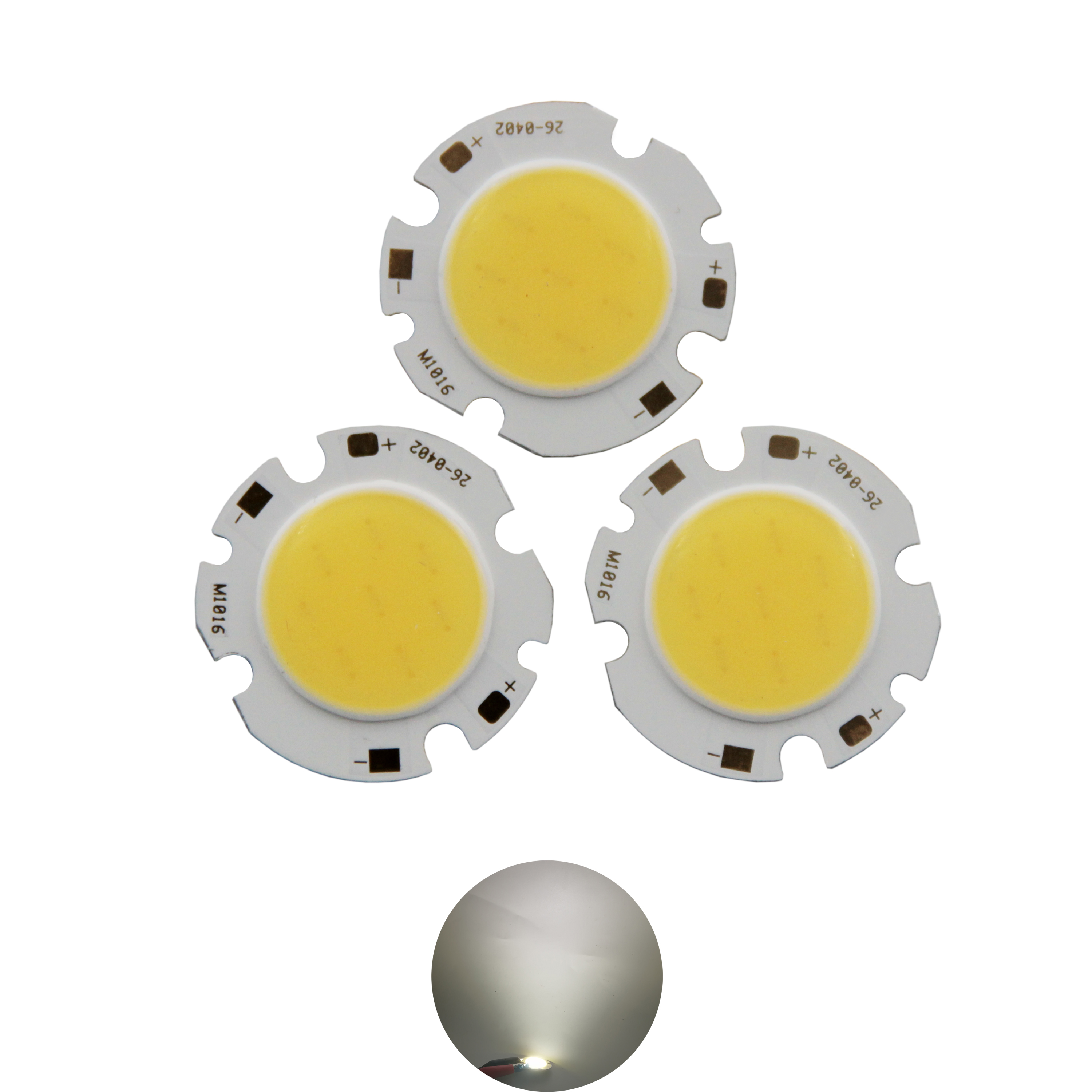 sale Round Aluminum 26mm 12V DC LED COB Light Source Module 4W COB bulb ...