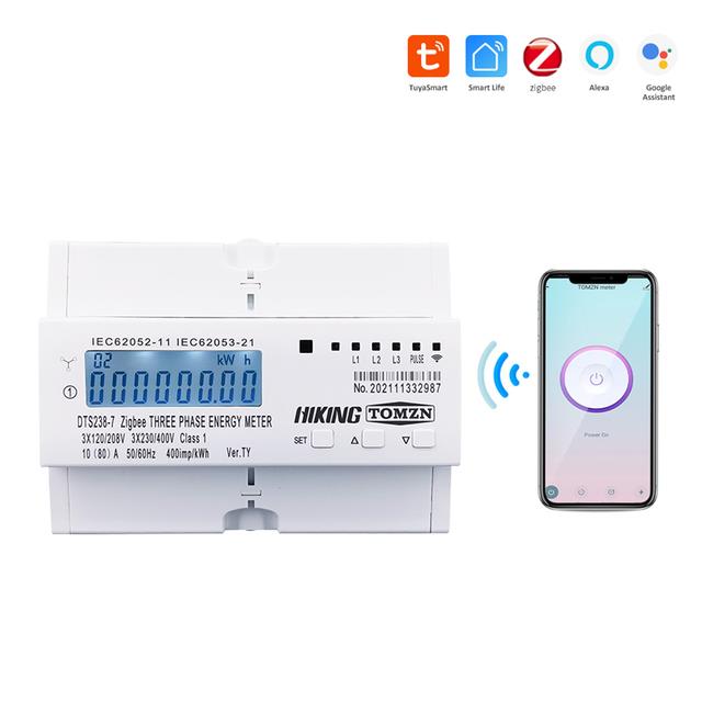 【CW】 ☃☃ 3 Phase Zigbee Gateway 3x120V 3x230V Tuya Din Rail WIFI Smart ...