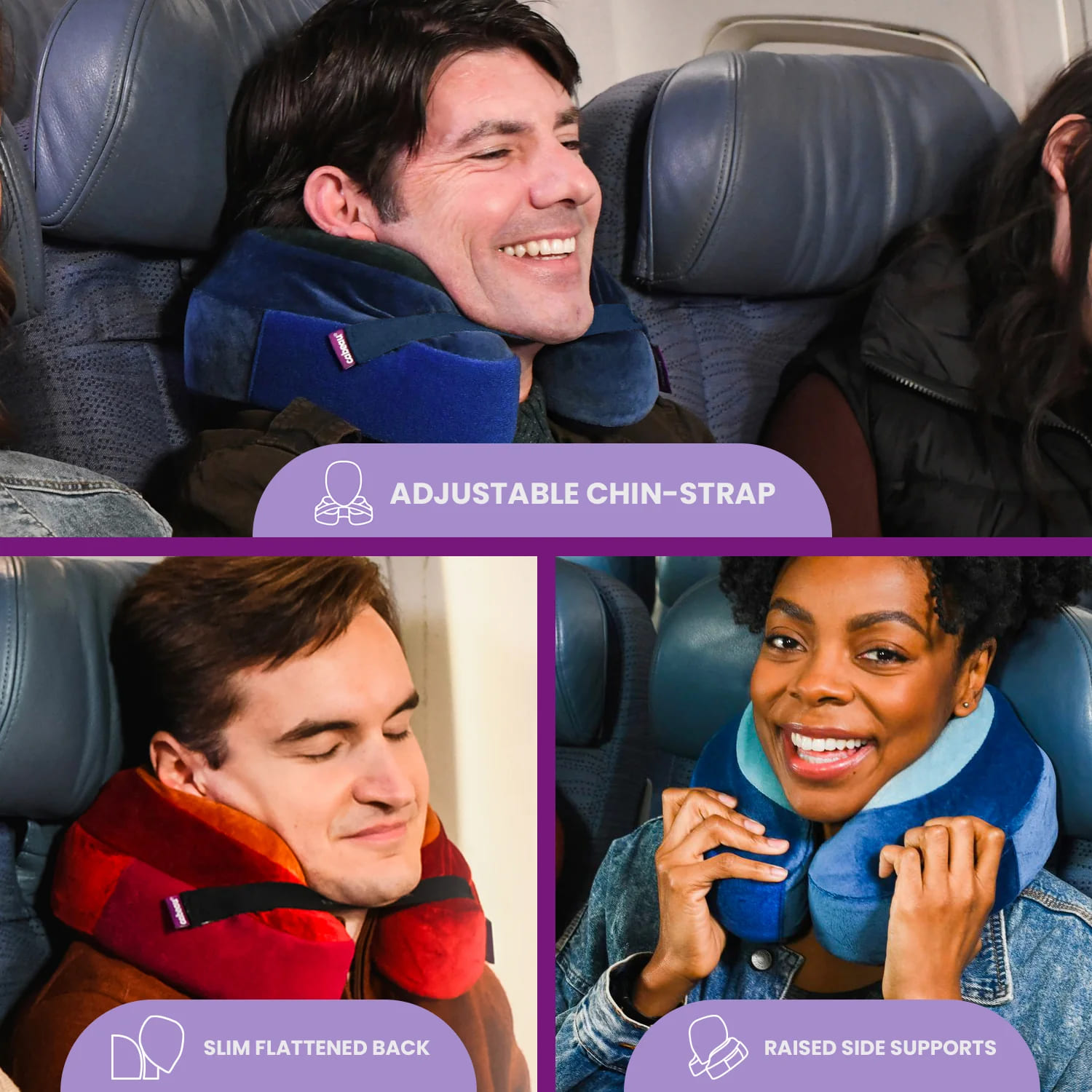 CABEAU The Necks Evolution S3 (TNE) Neck Pillow หมอนรองคอ มีสายรองคาง ...