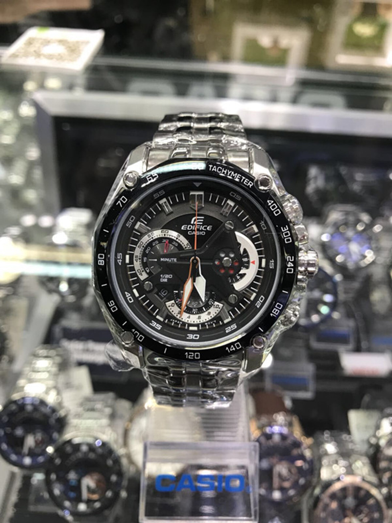 Casio Edifice Edifice นาฬิกาข้อมือผู้ชาย EF-550D-1AV - Silver/Black（ของ ...