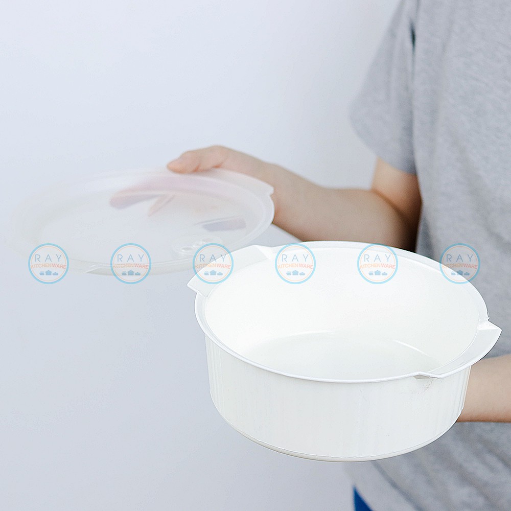 Micronware กล่องอุ่นอาหารในไมโครเวฟ 1750 มล รหัส 5092 ชามไมโครเวฟ จานไมโครเวฟ ถาดอุ่นไมโครเวฟ ...