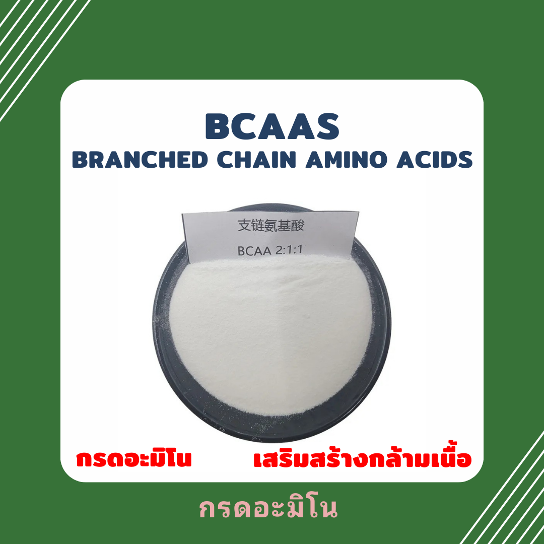 BCAAs Branched Chain Amino Acids (จีน) กรดอะมิโน เสริมสร้างกล้ามเนื้อ ...