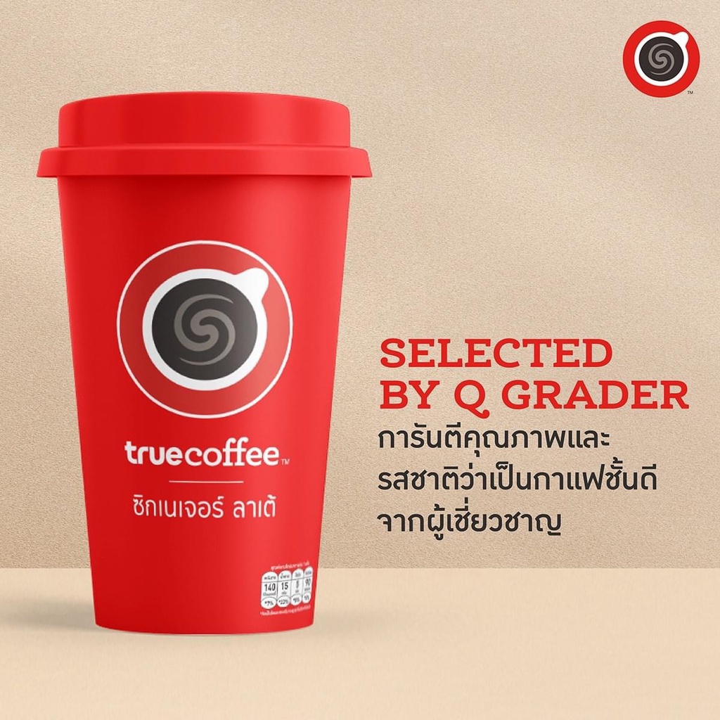 TrueCoffee Cup Signature Latte ทรูคอฟฟี่คัพ ซิกเนเจอร์ ลาเต้ TrueCoffee Cup Americano ทรูคอฟฟี่ ...
