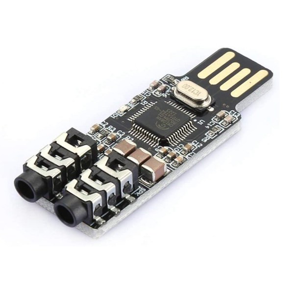 【Ready Stock&COD】VHM-303 CM108 USB Drive-Free Sound Card Laptop ...