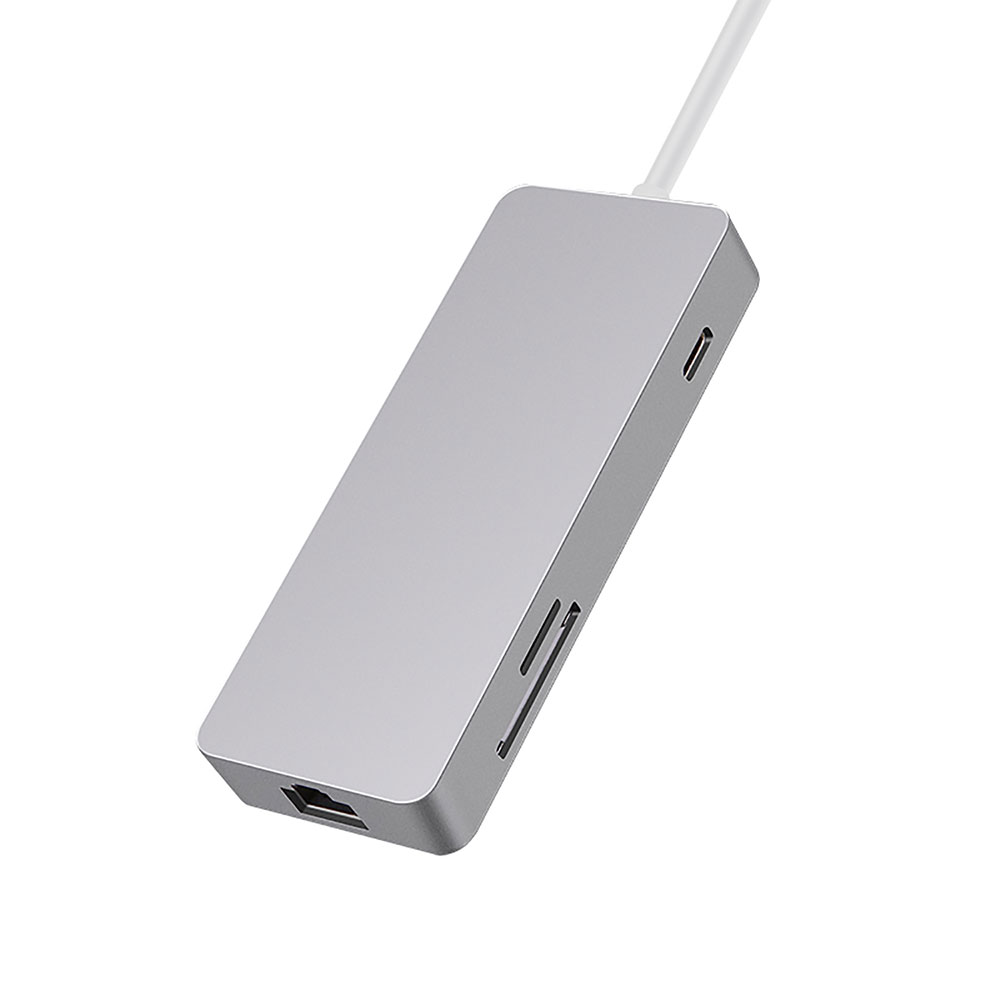 USB C Hub เป็น HDMI 4K RJ45 100M เครือข่าย Thunderbolt 3อะแดปเตอร์พร้อม ...