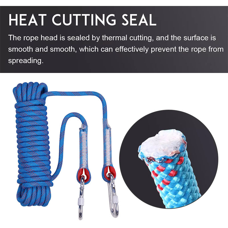 （สปอตกรุงเทพ）12 มม*10 ม เชือกโรยตัว เชือกปีนเขา อุปกรณ์ปีนเขา อุปกรณ์โรยตัว 12mm *10m Climbing ...