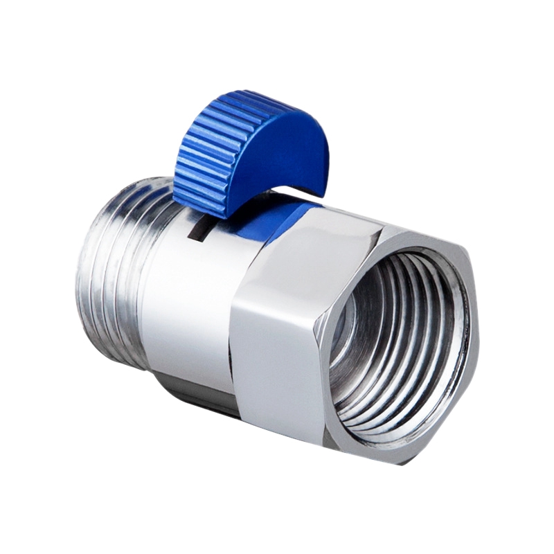 Shower Brass Junction Water Flow Control Valve Straight-Through Shut ...