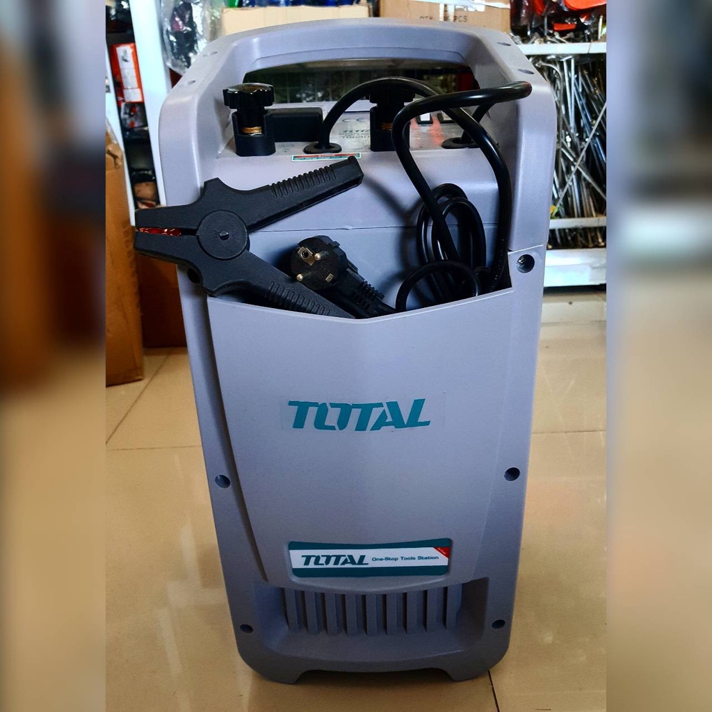 TOTAL เครื่องชาร์จแบตเตอรี่ รุ่น TBC4003 40A ชาร์จแบต+จั๊มสตาร์ท ฉนวนไฟฟ้าตามมาตรฐาน ชาร์จเร็ว ...