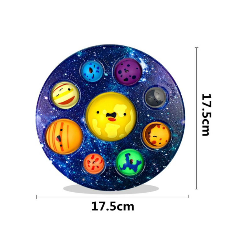 Finger Bubble Eight Planets Solar System Simple Dimple Fidget Sensory ...