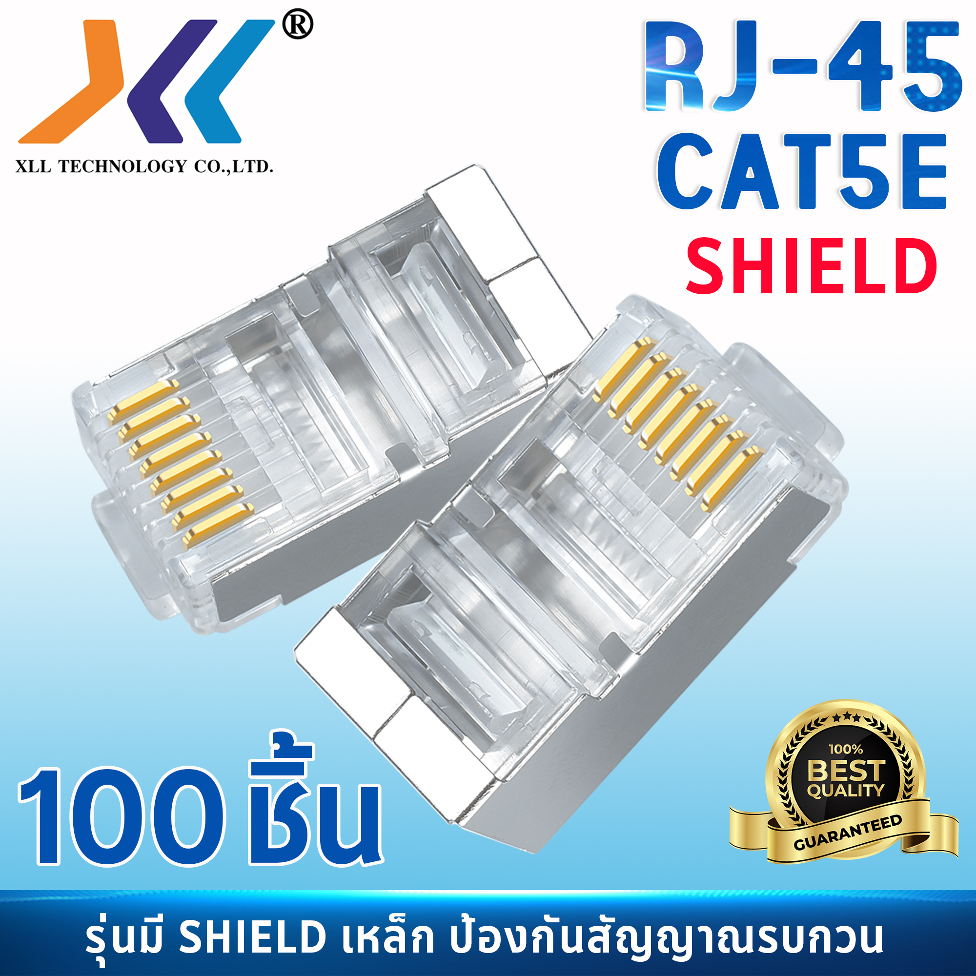 ชุดกล่อง เต้ารับ RJ45 CAT5e แบบ 2 Port แบบ B (หัวแลนตัวเมีย Cat5e 2หัว ...