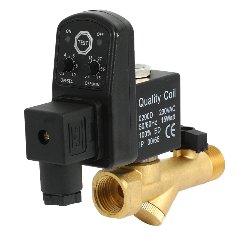 AC 220V 1/2inch Electronic Timed 2way Air Compressor Gas Tank Automatic ...