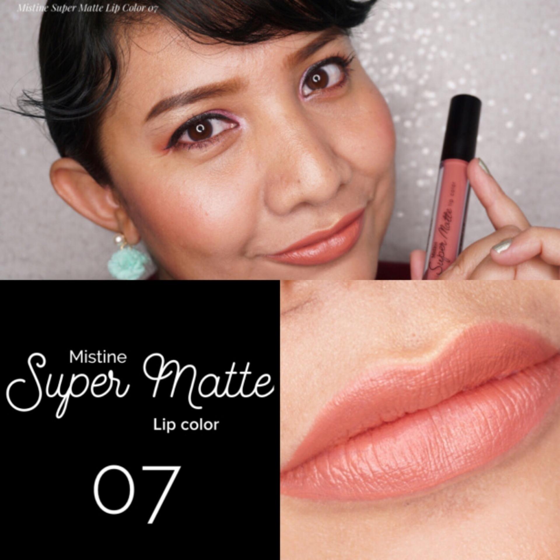 No.07 สีชมพูนู้ด - มิสทิน ซุปเปอร์ แมทท์ ลิป คัลเลอร์ MISTINE SUPER ...