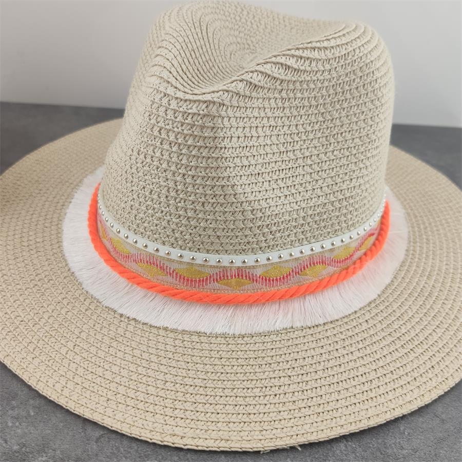 Boho sun hat flower straw hat summer sun block hat sunscreen style ...
