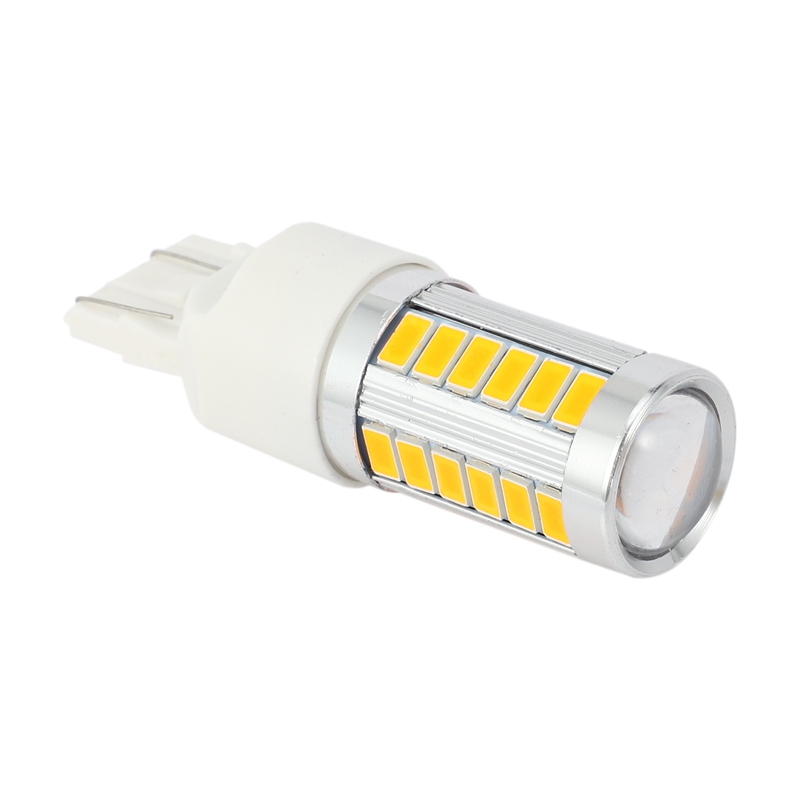 7443 T20 Led Bulbs Amber Yellow 900 Lumens Super Bright Turn Signals ...