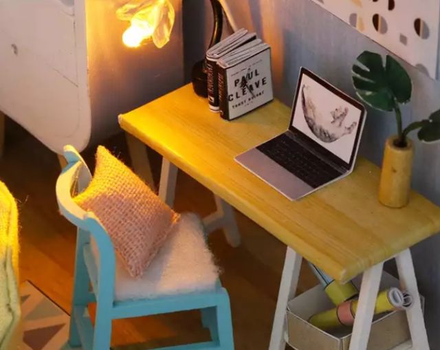 [พร้อมส่ง] บ้านตุ๊กตาdiy Ding Dong nest มีฝาครอบกันฝุ่น - boatPRE-ORDER ...