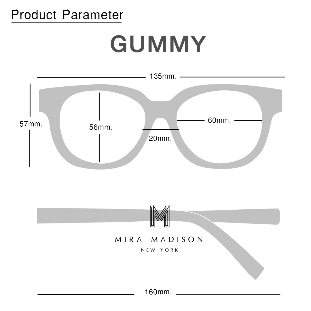 Mira Madison Sunglasses GUMMY-ZZ C/A C1A แว่นตากันแดด - Mira Madison ...