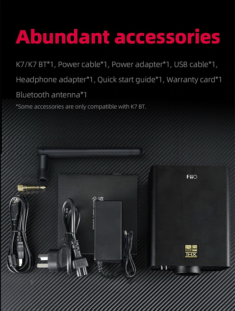 FiiO K7 BT ของแท้ รับประกันศูนย์ไทย True balanced Bluetooth DAC Amp ตั้งโต๊ะ กำลังขับสูง ...
