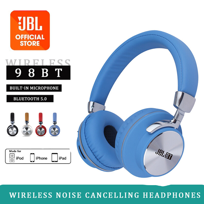 ใหม่เอี่ยมJBL LIVE660NC 98BT หูฟังบลูทูธไร้สาย Built-in Microphone Noise-cancelling Bluetooth ...